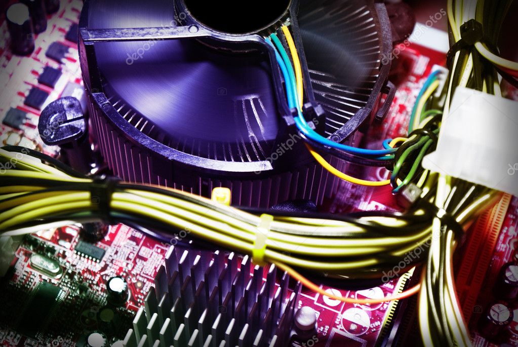 Inside the computer — Stock Photo © vondris #27185945