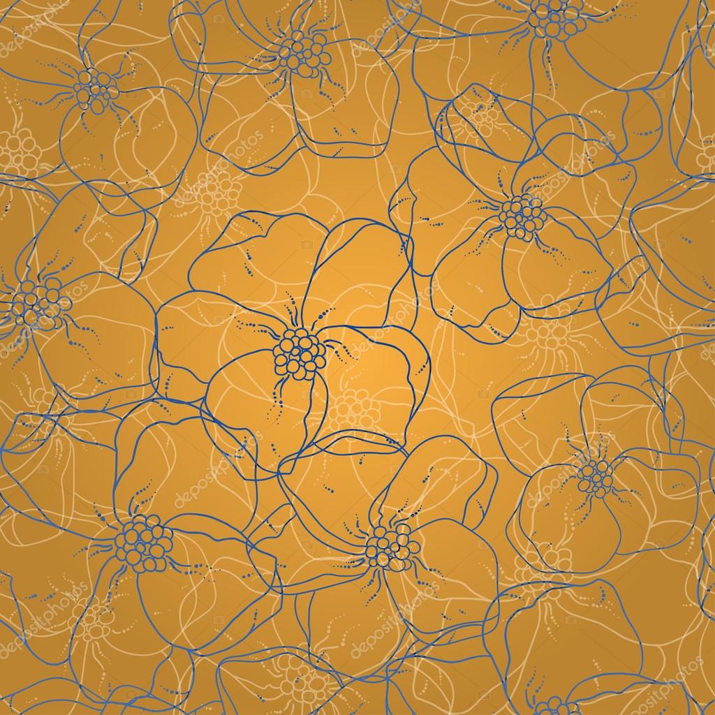 Floral Fabric Texture Seamless