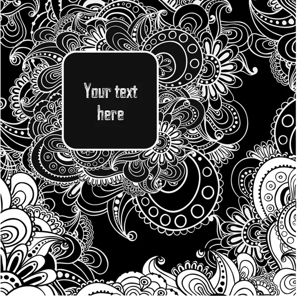 Vector abstract black and white background. — Stock Vector ...