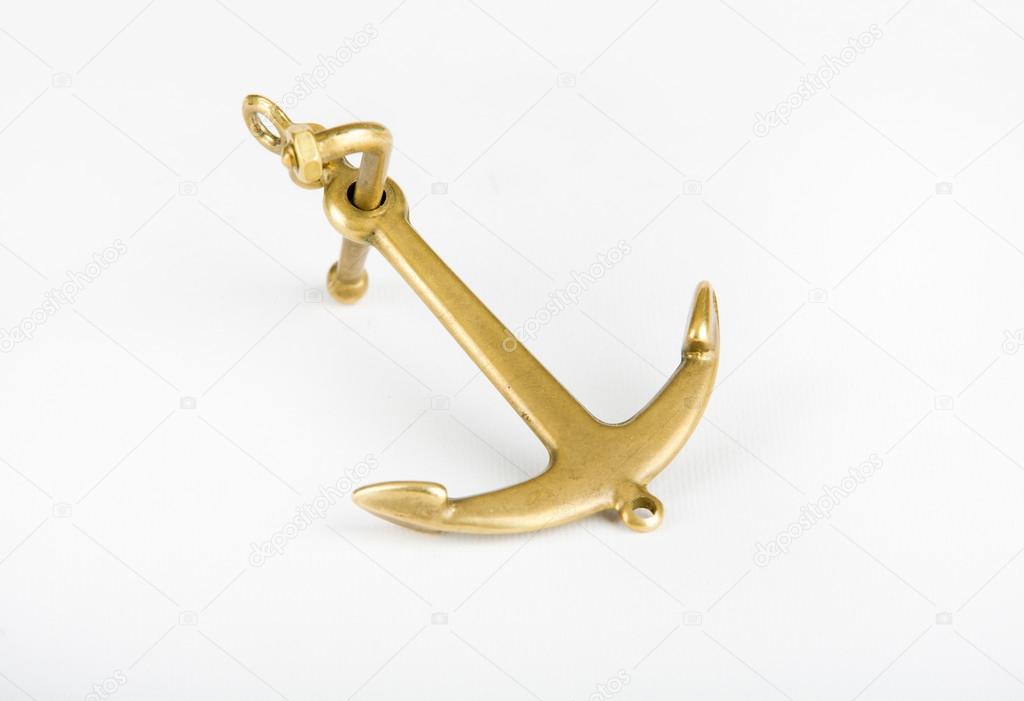 Golden anchor Stock Photo by ©budabar 38116723