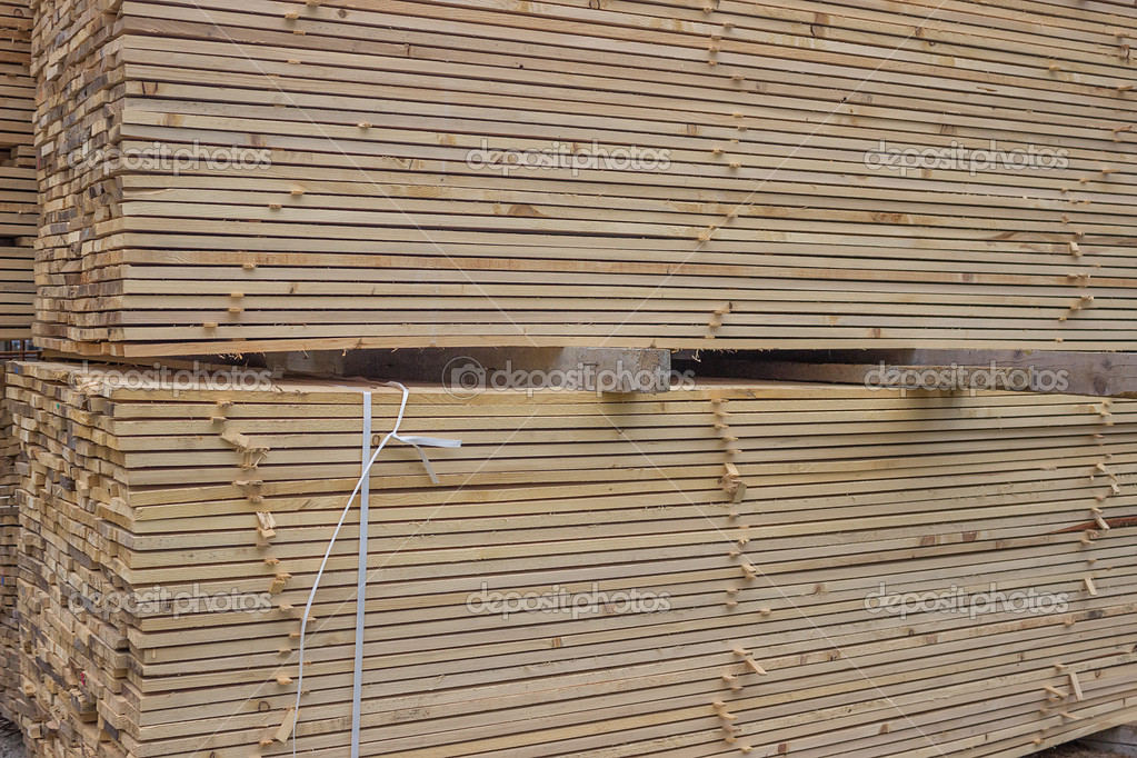 Heap of boards for formwork — Stock Photo © kataklinger #49749295
