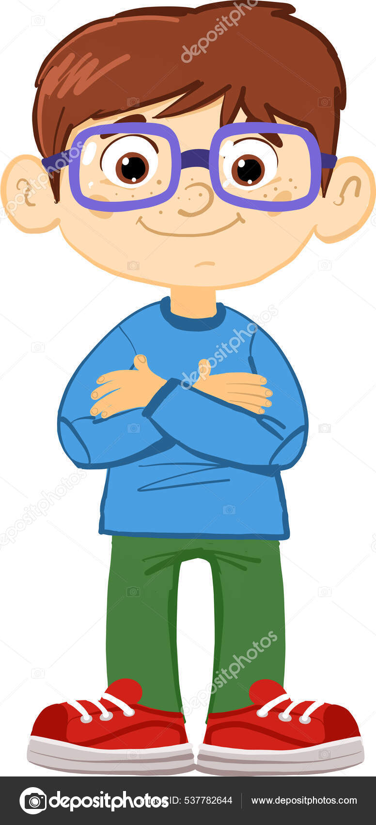 Intelligent Boy Clipart