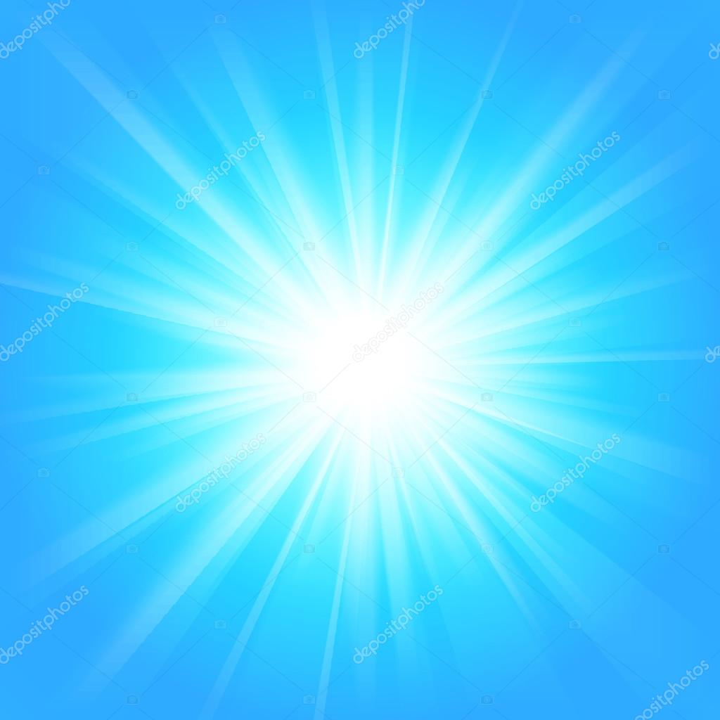 Blue and white abstract magic light background. Stock Vector Image by ...