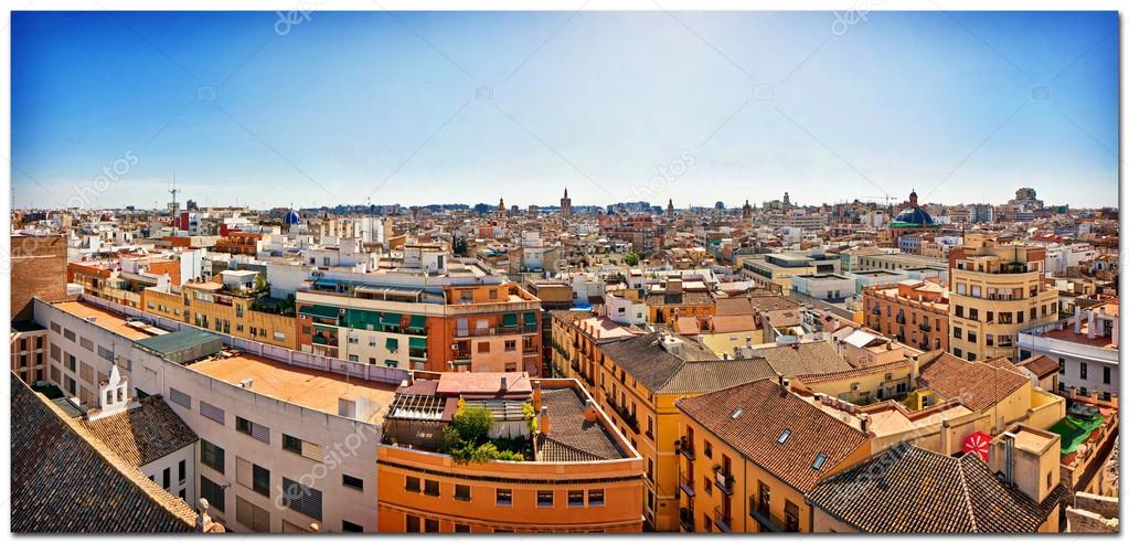 Valencia, España. Skyline de la ciudad. 2023