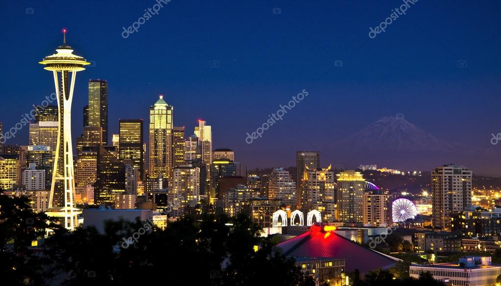 Beautiful seattle view from kerry park – Stock Editorial Photo ...