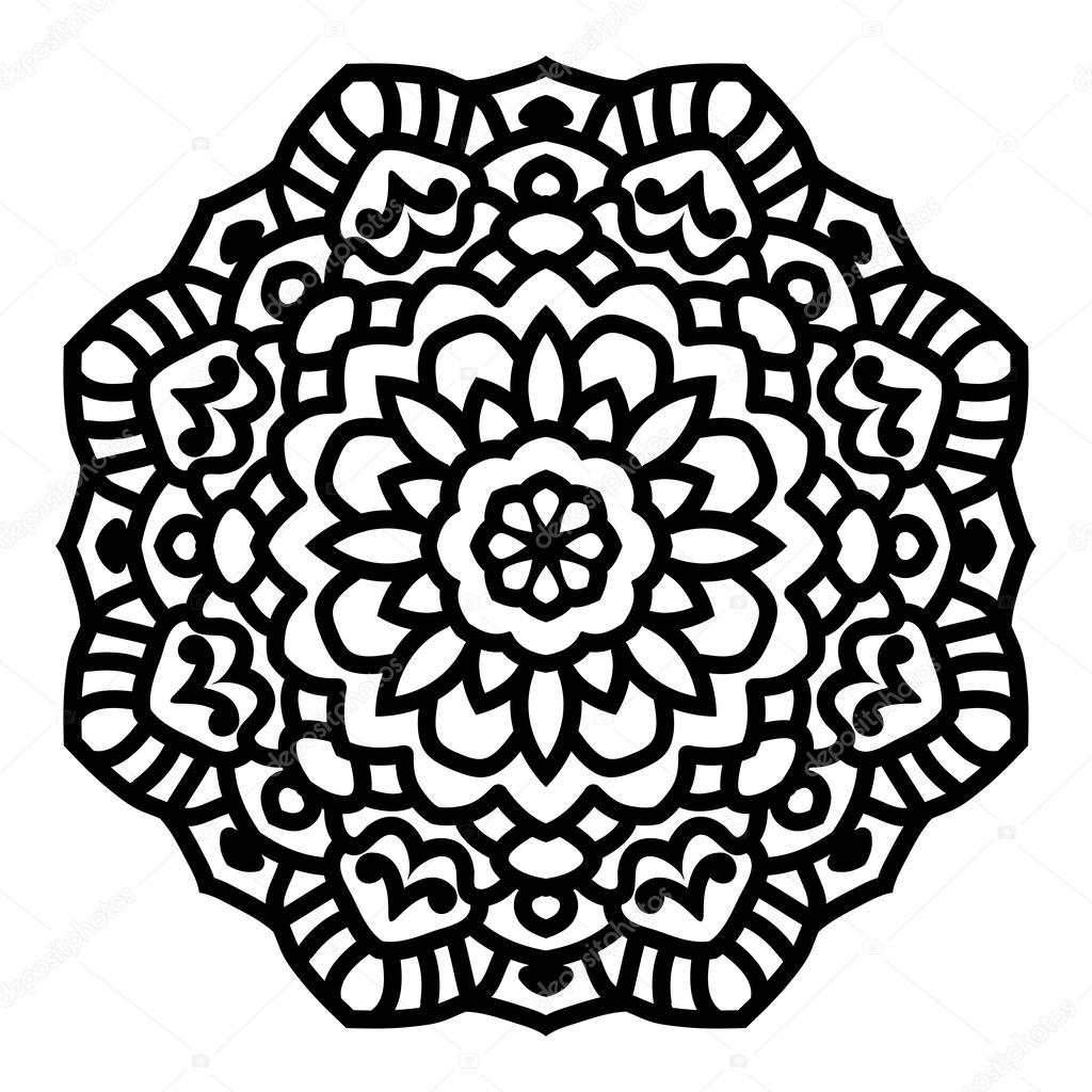 Mandala — Stock Vector © LanaXml #28374349