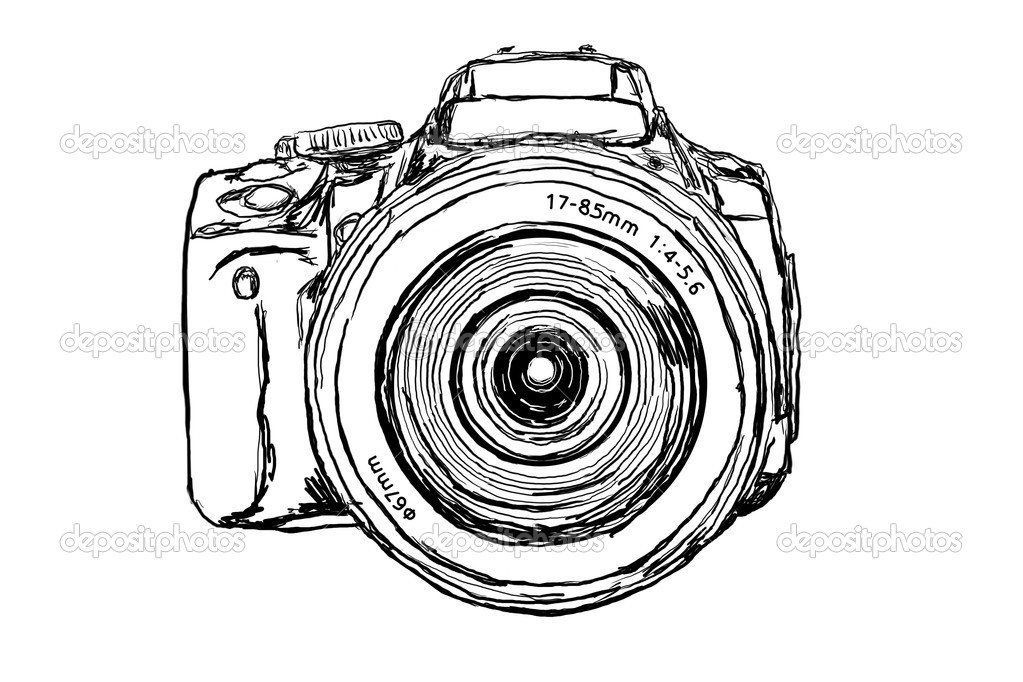 DSLR Camera - front view — Stock Photo © eskymaks #27189719