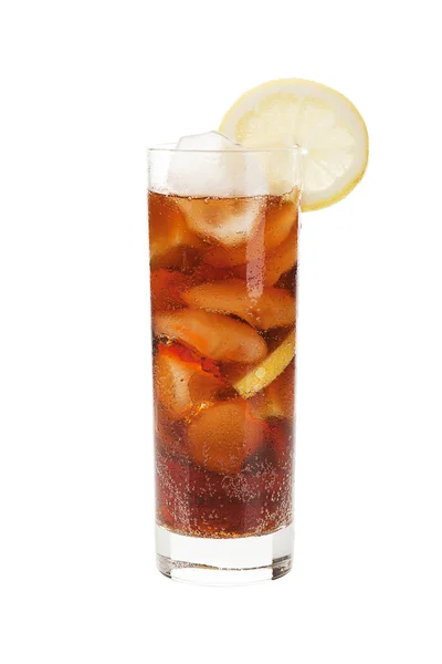 Cola in highball glass with lemon slice Stock Photo by ©karandaev 3445076