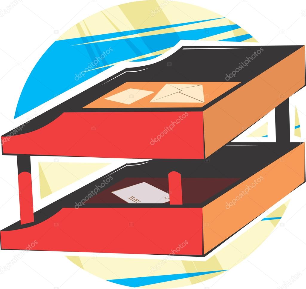 Paper stand tray Stock Vector Image by ©maaillu #31298025