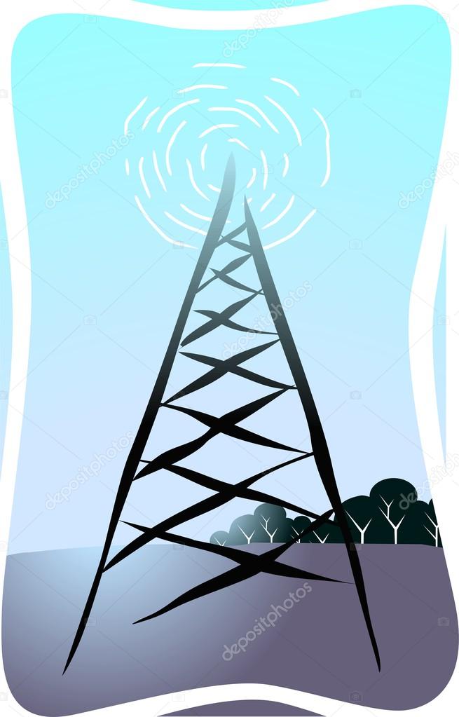 Antenna tower Stock Vector Image by ©maaillu #34739895