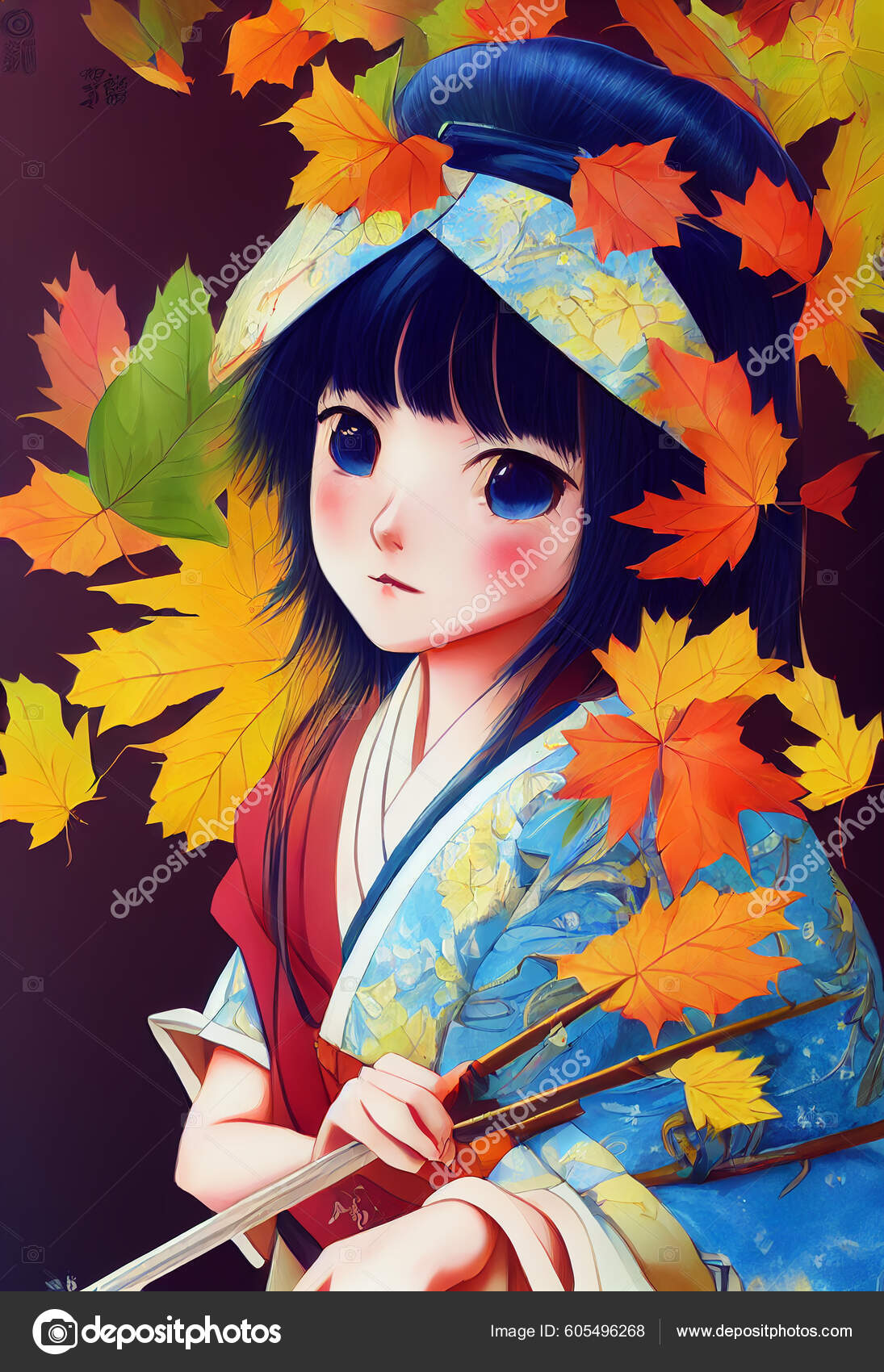 Anime Samurai Drawing