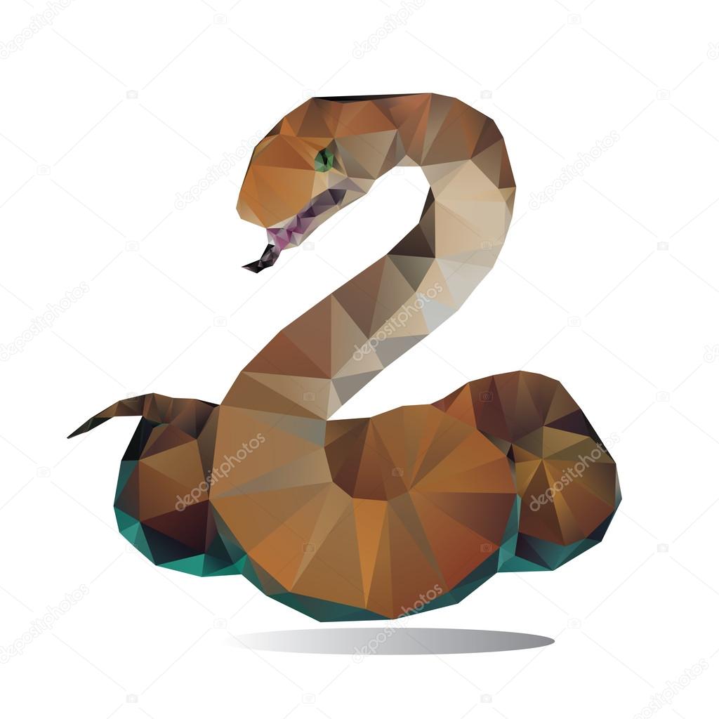 vectores de polígono de serpiente 2022