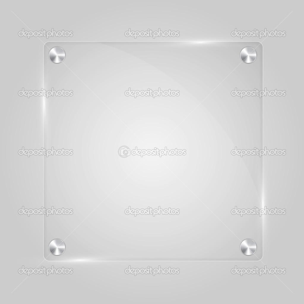 Glass plate background with rivets for text Stock Vector Image by ...