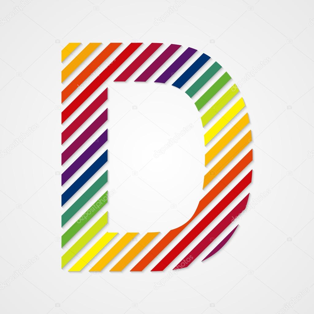 Alfabeto. Letra D Vector de stock #40559679 de ©samarets1984