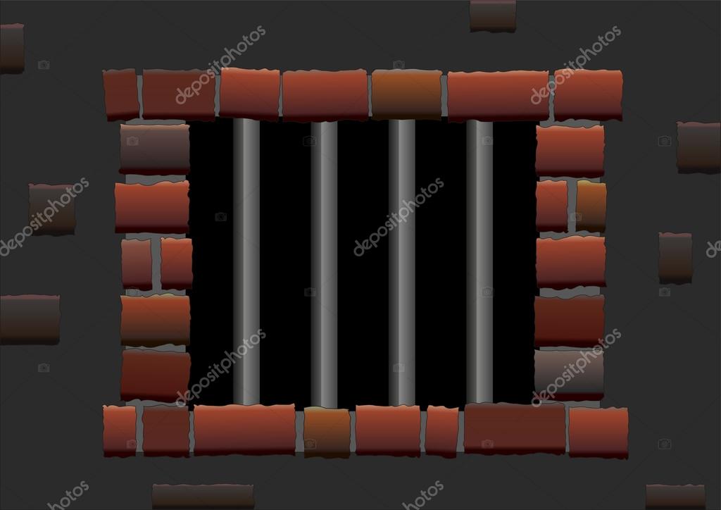 rejas de la cárcel — Vector de stock © Furian #30145481