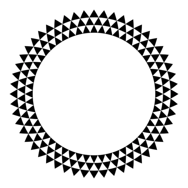 Three Bold Wavy Lines Forming Black Circle Frame Circle Frame Stock ...