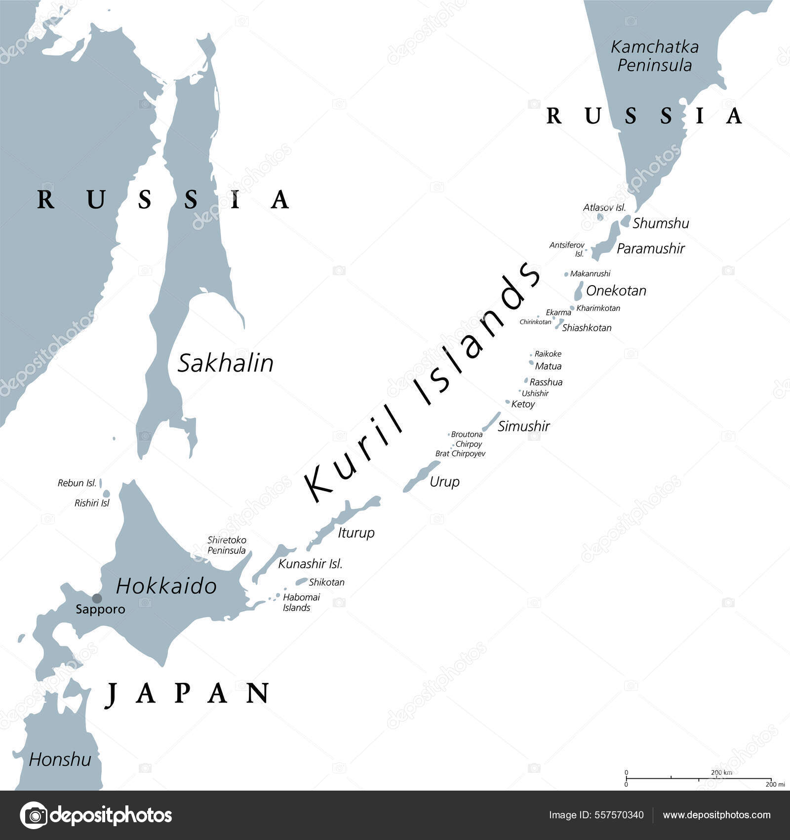 Mapa De Las Islas Kuriles Viaje A Las Islas Kuriles, El Frente