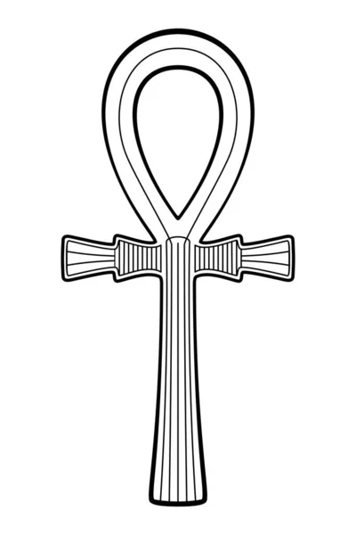Egyptian Ankh Outline