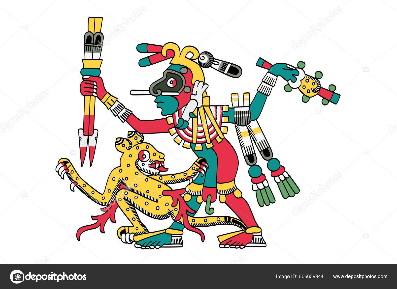 Tezcatlipoca Aztec God Symbol