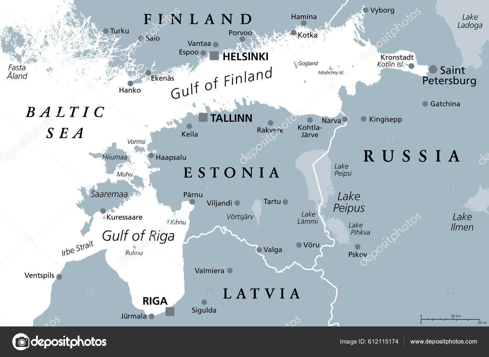 Mar Báltico En El Mapa