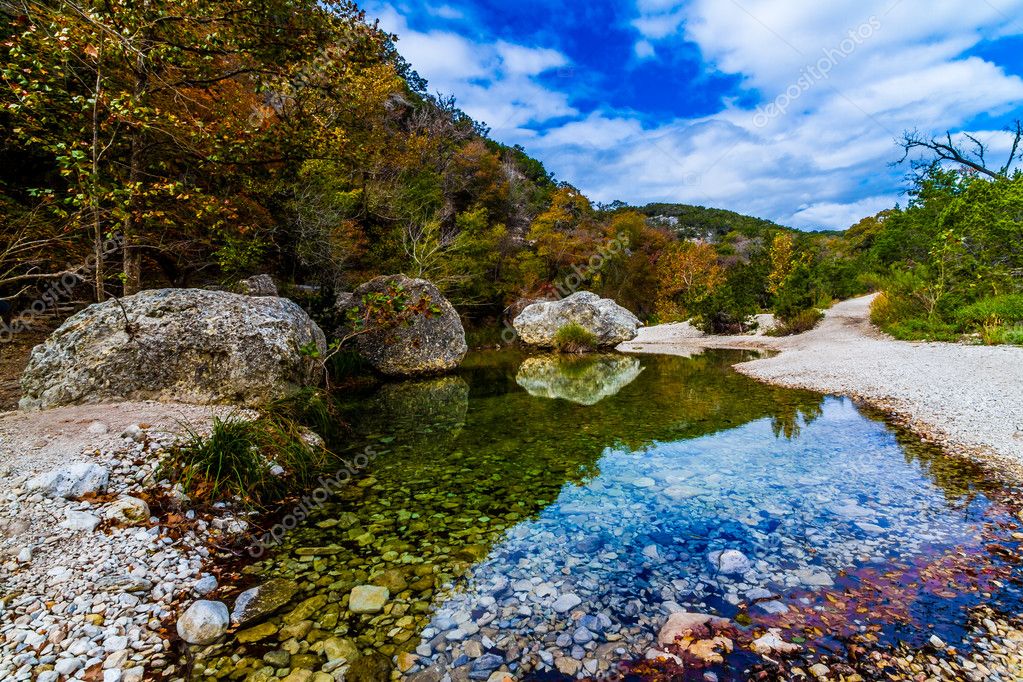 A Picturesque Scene Bursting with Beautiful Fall Foliage and Large ...