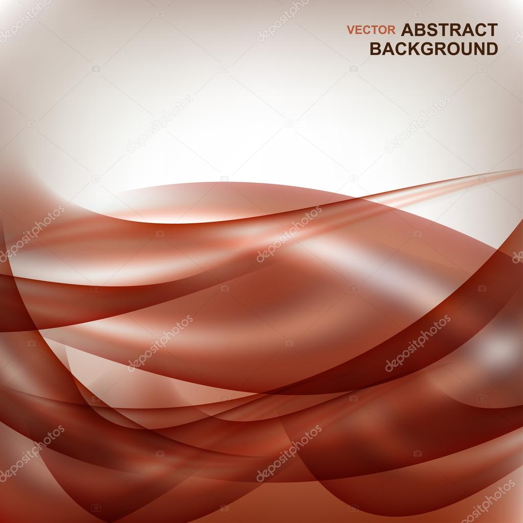 Brown abstract wave background Stock Vector by ©alexdndz 41083469
