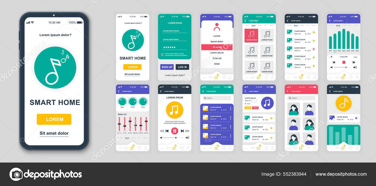 Mobile Flat Design