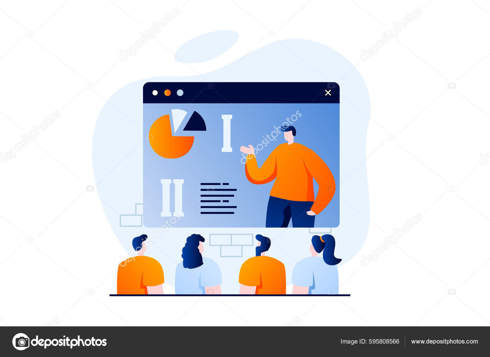 Finding Solution Concept People Scene Flat Cartoon Design Man Analyzes ... Finding Solution Concept People Scene Flat Cartoon Design Man Analyzes ...