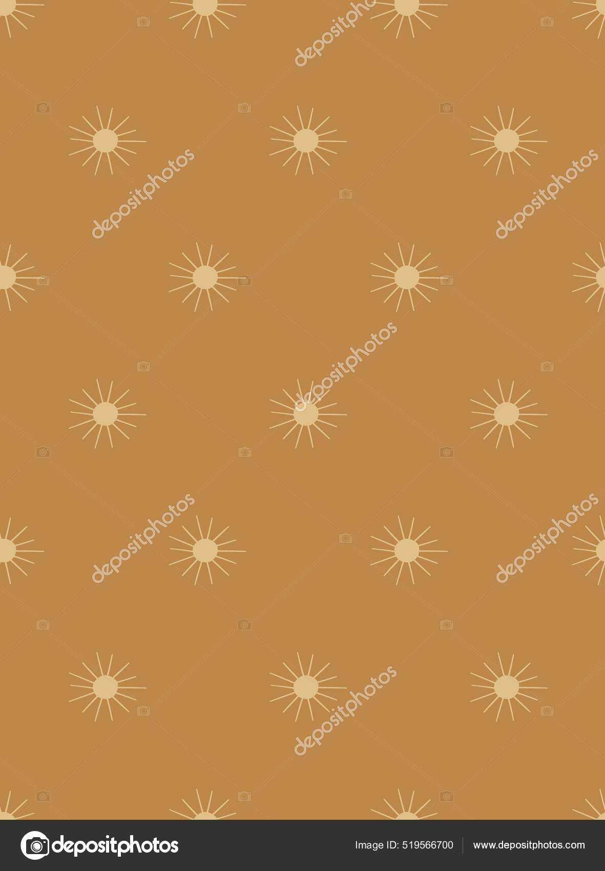 Sun small scaled vector seamless pattern Stock Vector by ©olga.angelloz ...