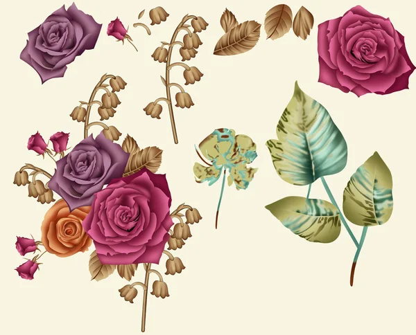 Vector de rosas de papel como hacer para cortar con cameo fotos de ...
