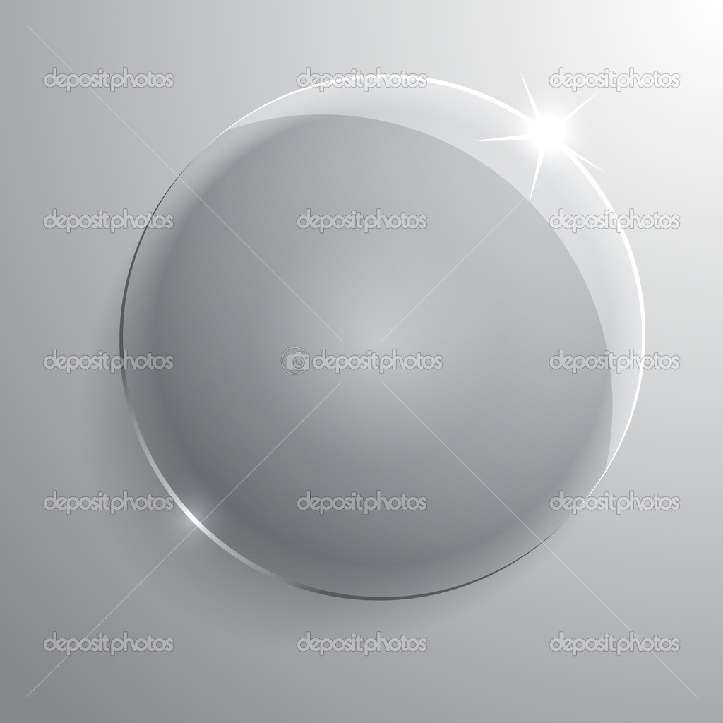 Round glass frame. Vector illustration. Eps10 Stock Vector Image by ...