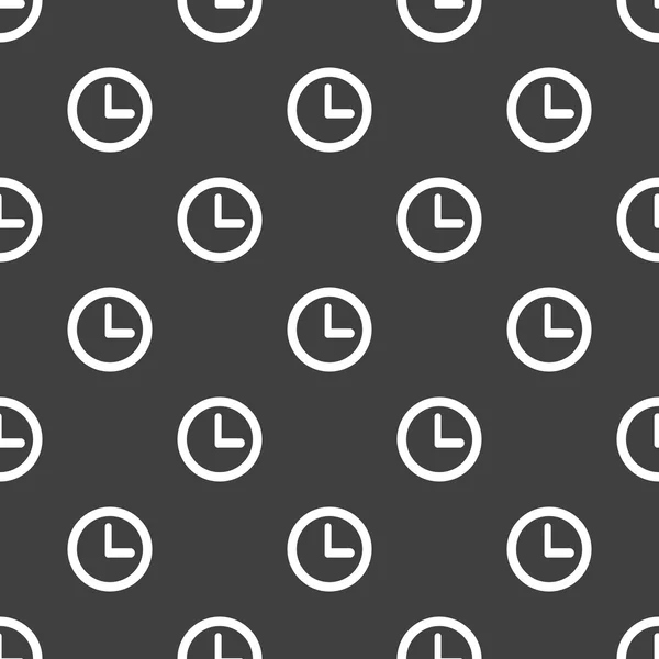 Clock timer seamless pattern background. Business flat vector ...
