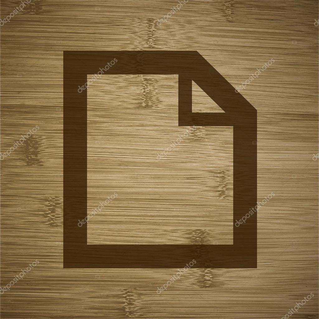 Blank paper icon Flat with abstract background — Stock Photo © Logvinyk ...