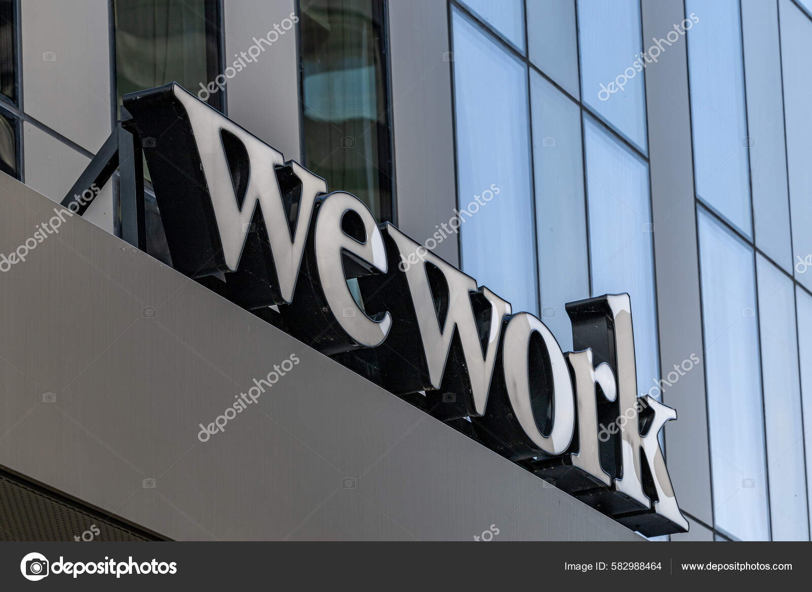 Stockholm Sweden Wework Logo Building Downtown – Stock Editorial Photo ...