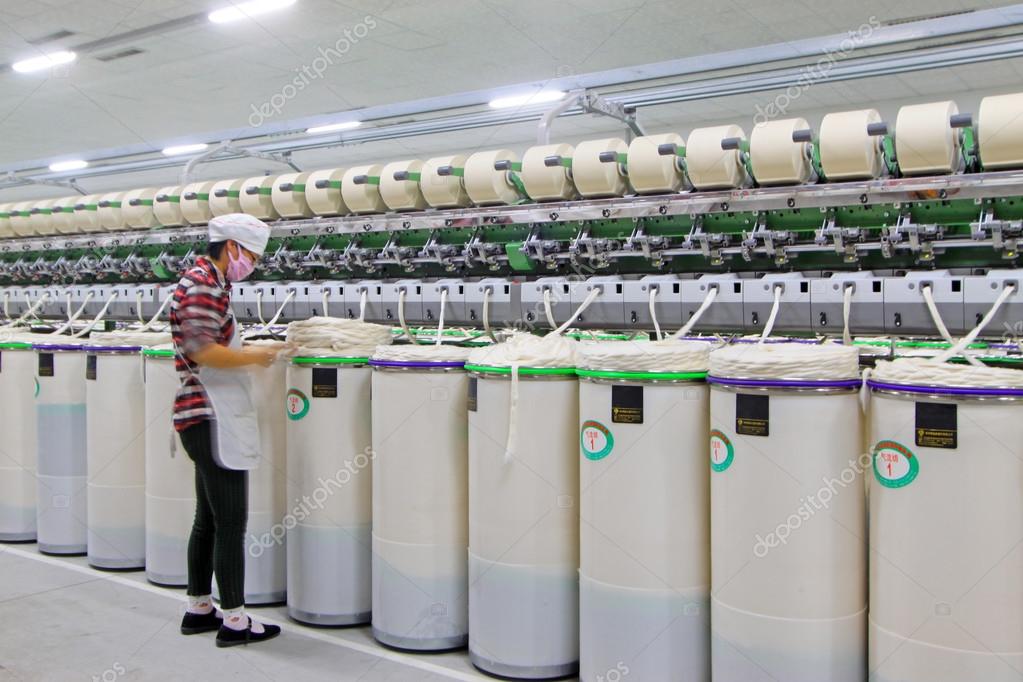 maquinaria y equipo de la planta de hilado 2023