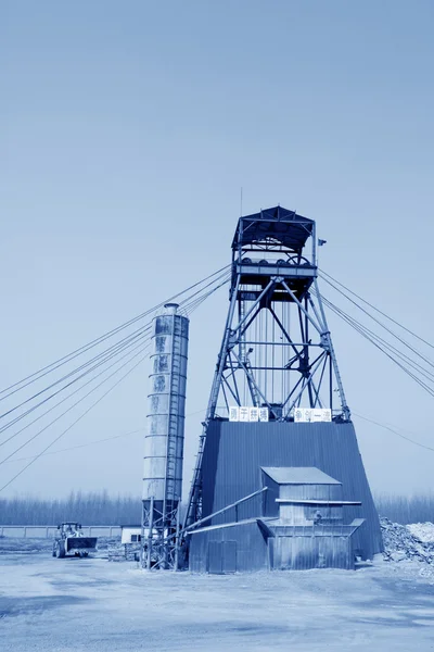 Drilling derrick in MaCheng iron mine, Luannan County, Hebei Pro Stock ...