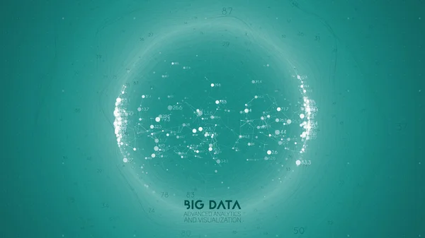 Terrain Big Data Visualization Futuristic Map Infographic Complex ...