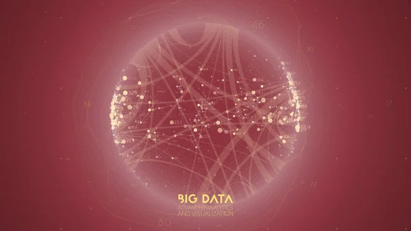 Terrain Big Data Visualization Futuristic Map Infographic Complex ...
