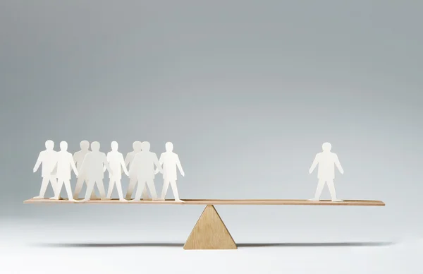 One against many — Stock Photo © pogonici #48530627