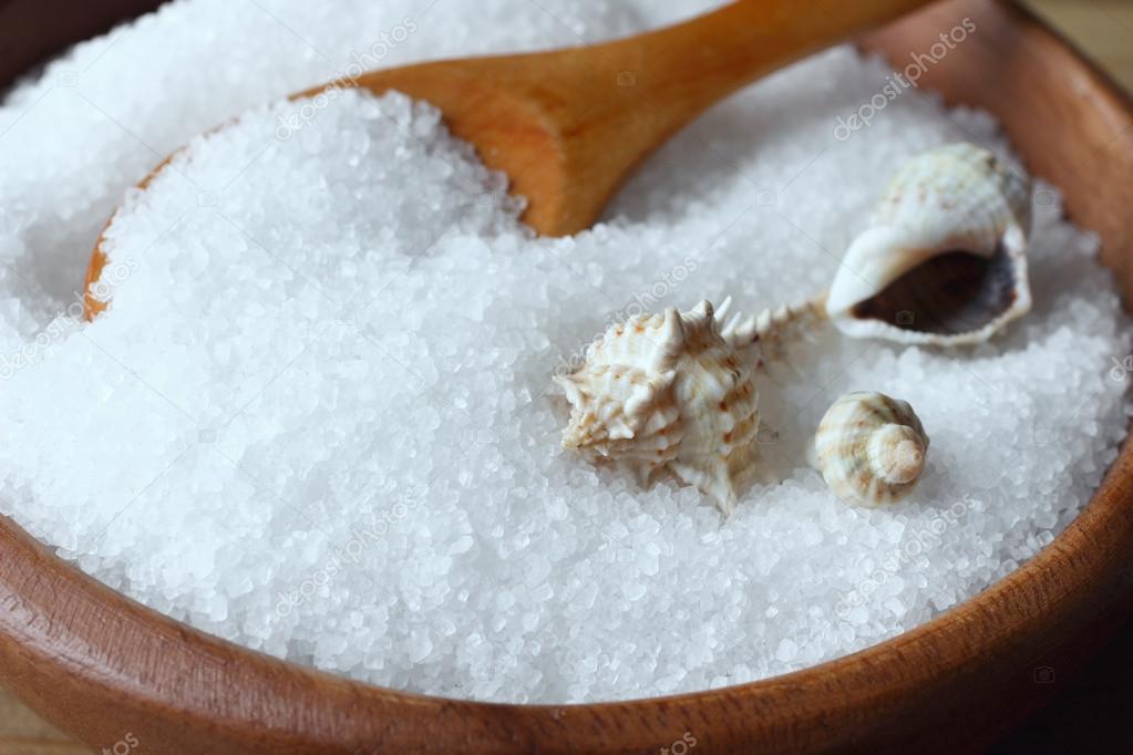 Natural sea salt — Stock Photo © Lovelymama #39197087