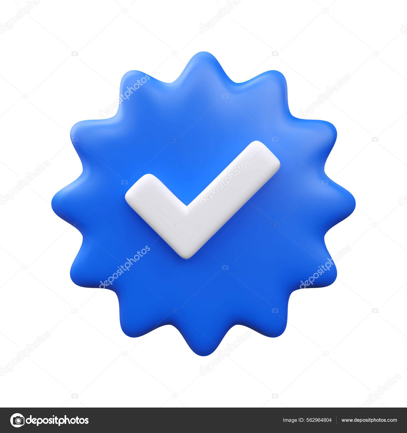 Verified Logo Vector Made Realistic Mesh Stock Vector by ...