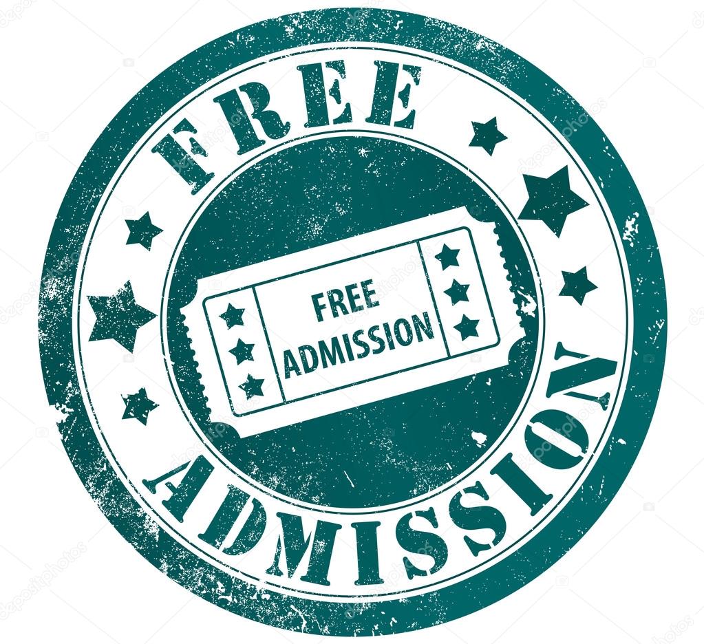 Free Admission Stamp