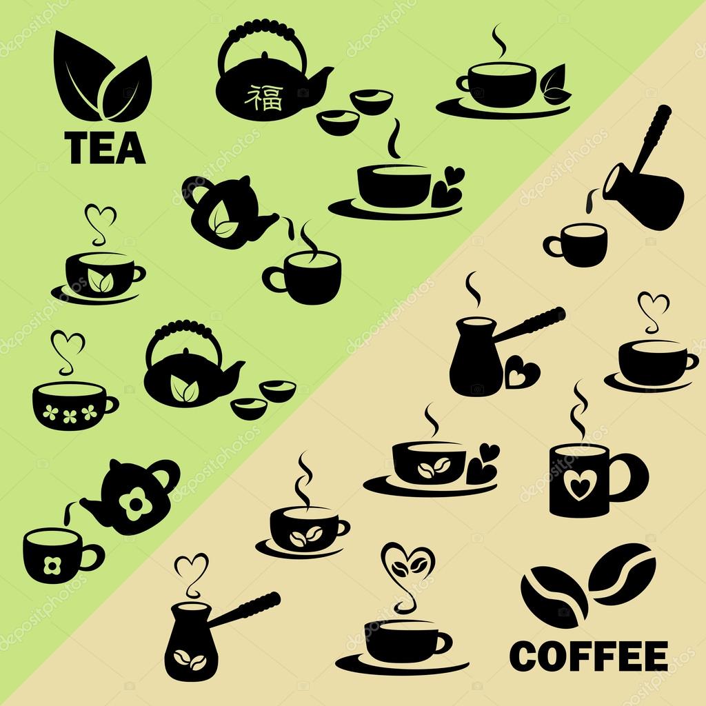 Tea and coffee background (vector) Stock Vector Image by ©Utro-na-more ...