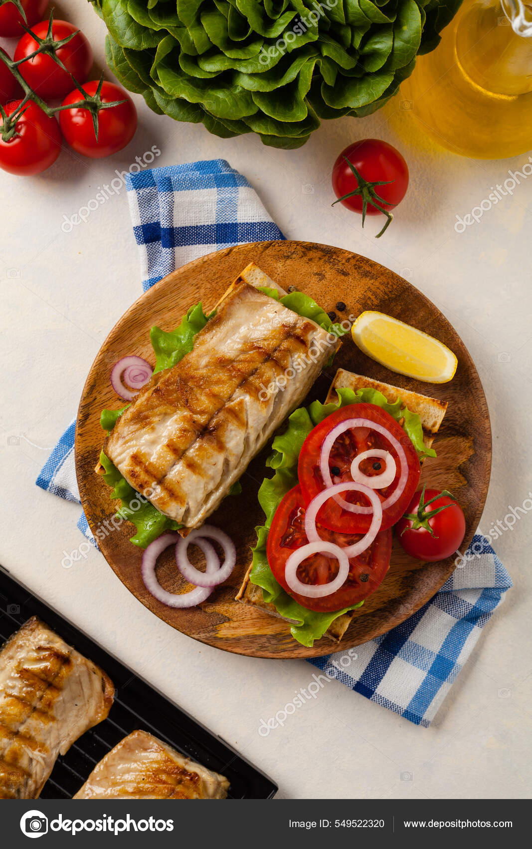 Traditional Turkish Sandwich Scorched Mackerel — Stock Photo © gkrphoto ...