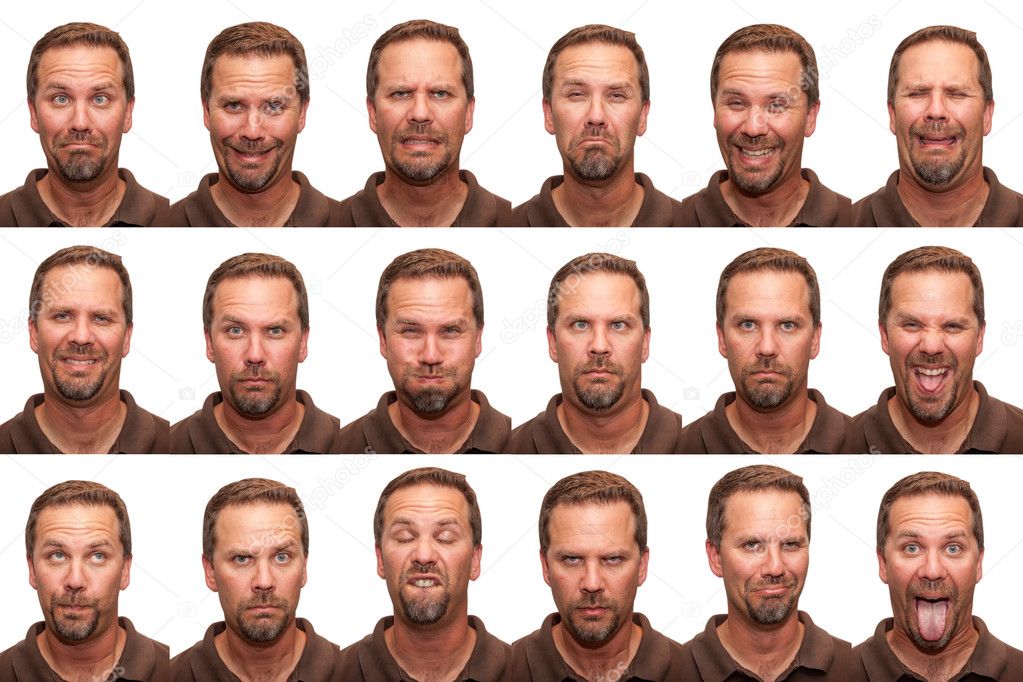Expressions - Middle Aged Man — Stock Photo © 805promo #30424535