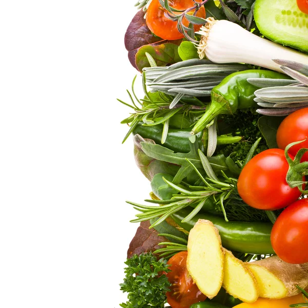 Fresh vegetables and herbs ⬇ Stock Photo, Image by © vanazi #67103781