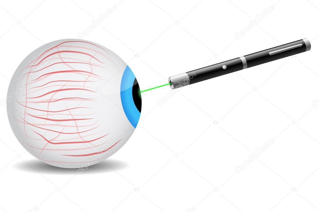 Laser on eye Stock Vector by ©exty 30167389