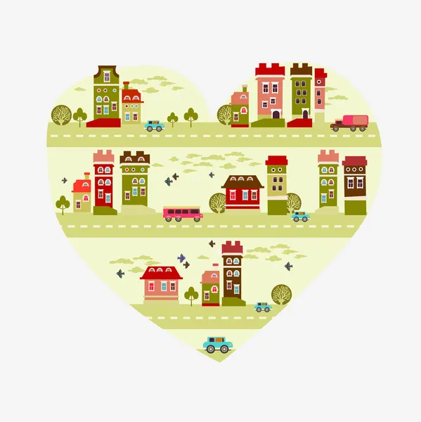 4,206 Heart city Stock Illustrations | Depositphotos®