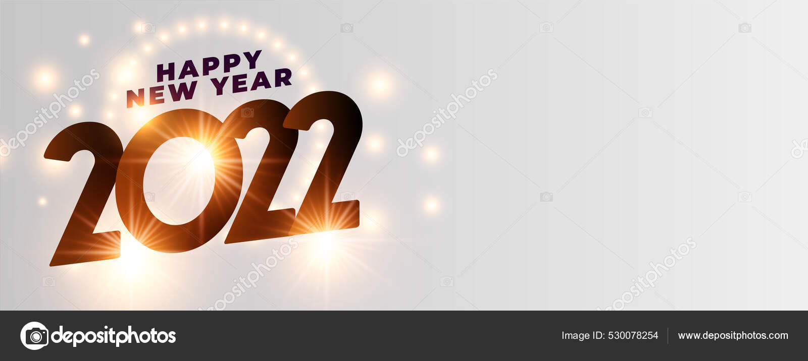 New Year Celebration 2022 Banner Design Stock Vector Image by ©StarLine ...