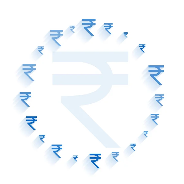 Indian rupee sign sticker Vector Images | Depositphotos